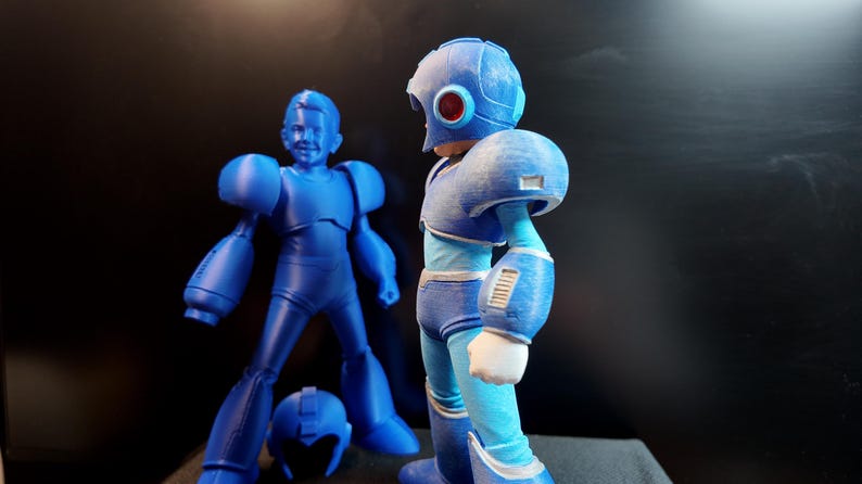 Mega Kid 3D Model With Removable Helmet - Optimal Print Quality and ...