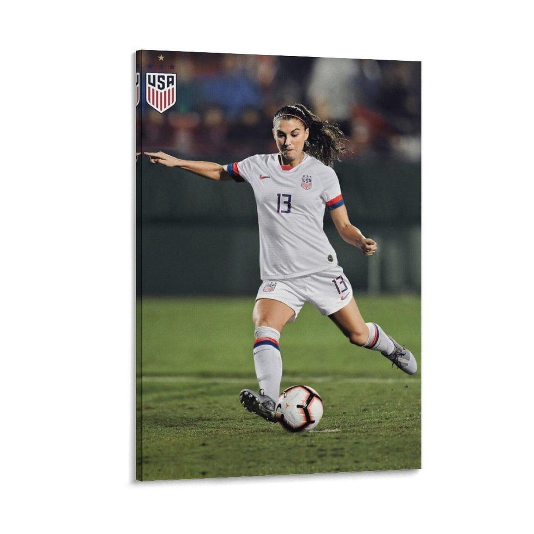 Alex Morgan US Women's Soccer World Cup Painting on Canvas Wall Art ...