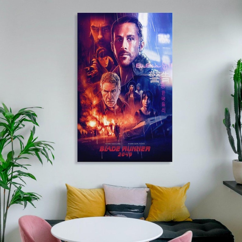 Blade Runner 2049 Movie 4 Painting on Canvas Wall Art Poster Picture ...