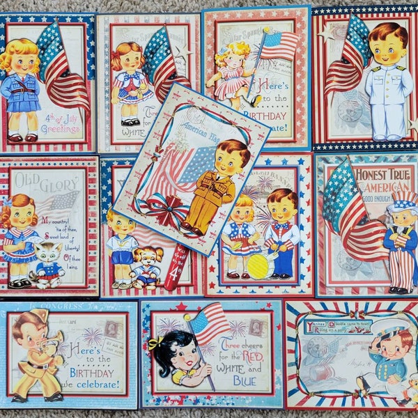 Patriotic Cards - Etsy