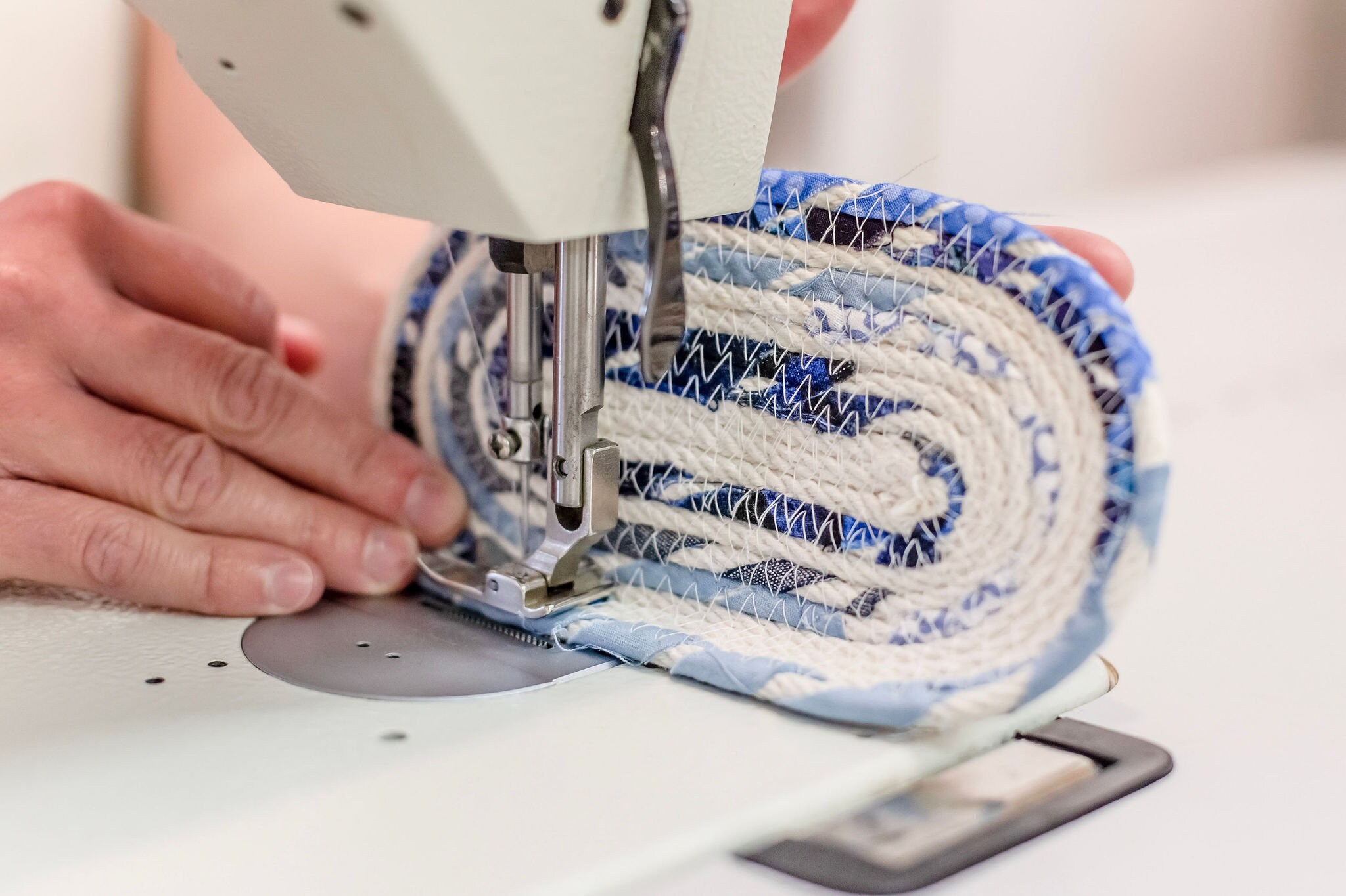 Coiled Rope Tote Bag PDF Pattern - Make Your Own Rope Purse Market ...
