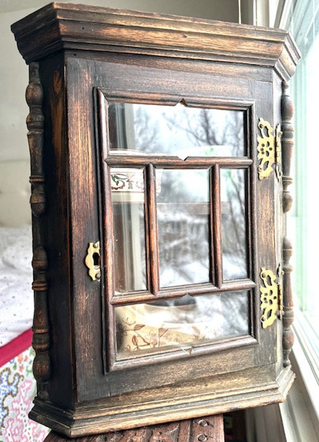 Coener Cabinet Country Wall Shelf,french Country Blue Annie Sloan Color ...