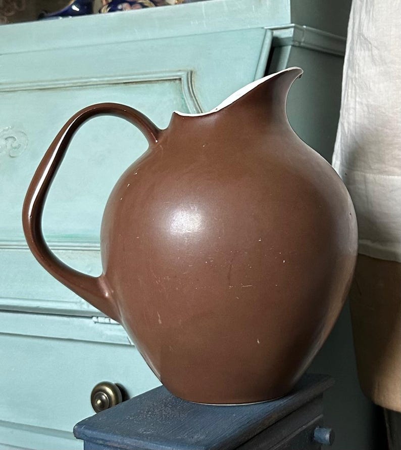 Eva Zeisel Mid Century Modern Water Pitcher/jar 1950s Hall Casual ...