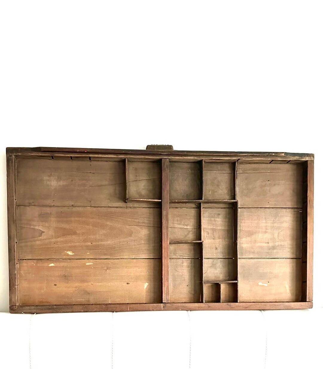 Hamilton 19c Letterpress ,wood Antique Letterpress,organiser Hobbi ...