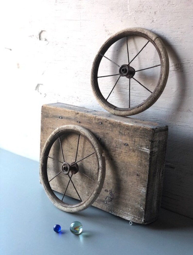 Vintage Round Strollers Industrial Decoration and Home Decor DYJ Design ...