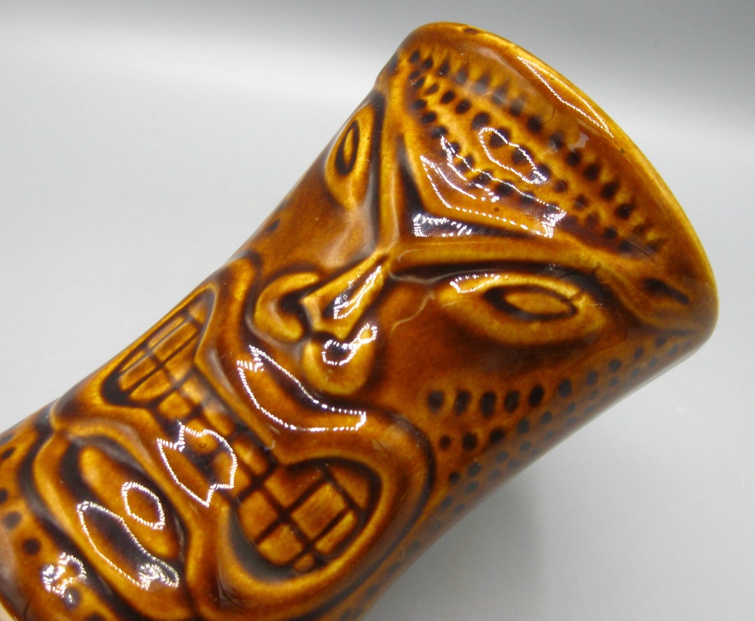 Vintage Maui Lu Luau Kihei Hawaiian Tiki Warrior Daga Grog Mug Cup - Etsy