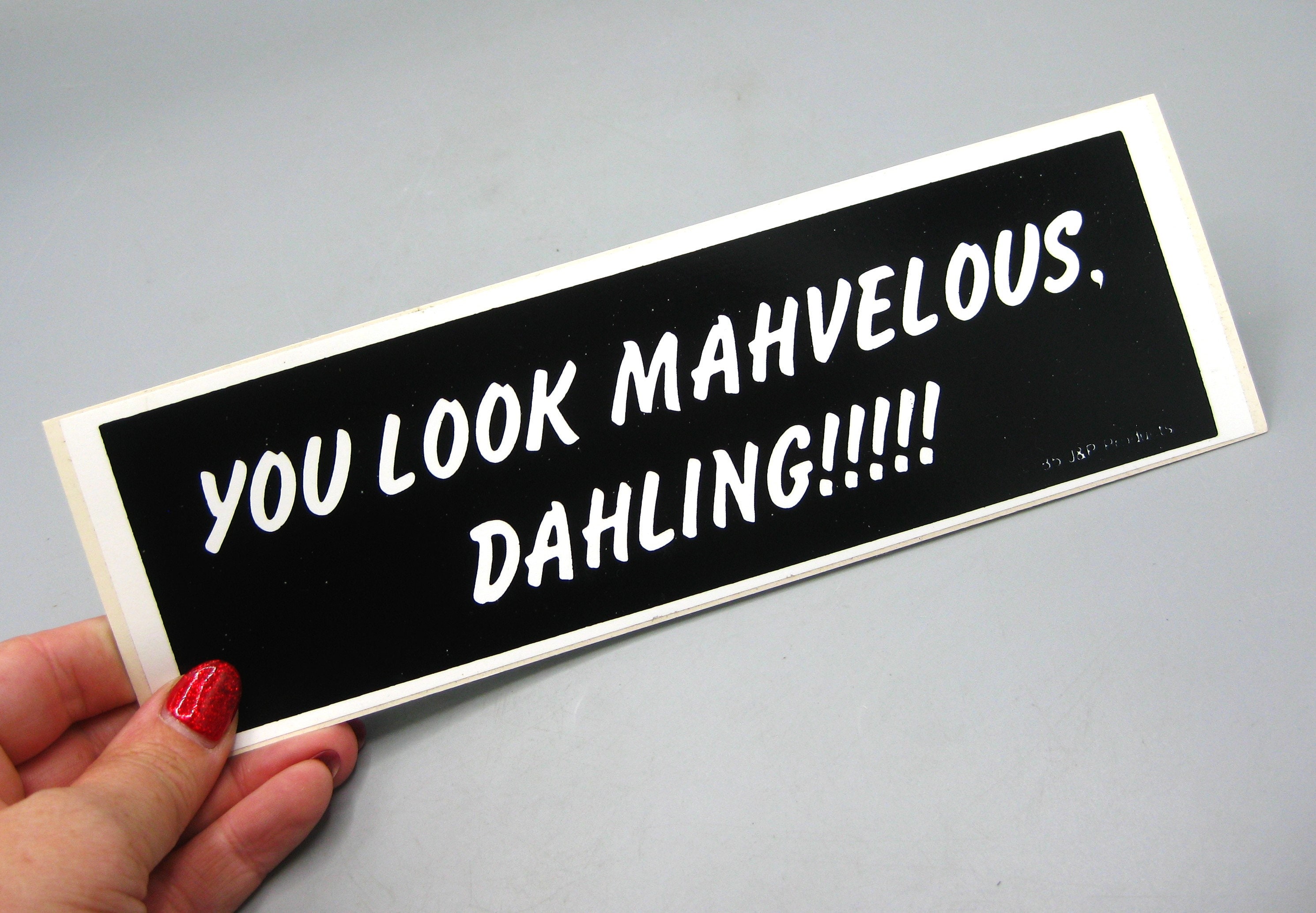 Vintage 80s You Look Mahvelous Dahling SNL Billy Crystal Fernando ...