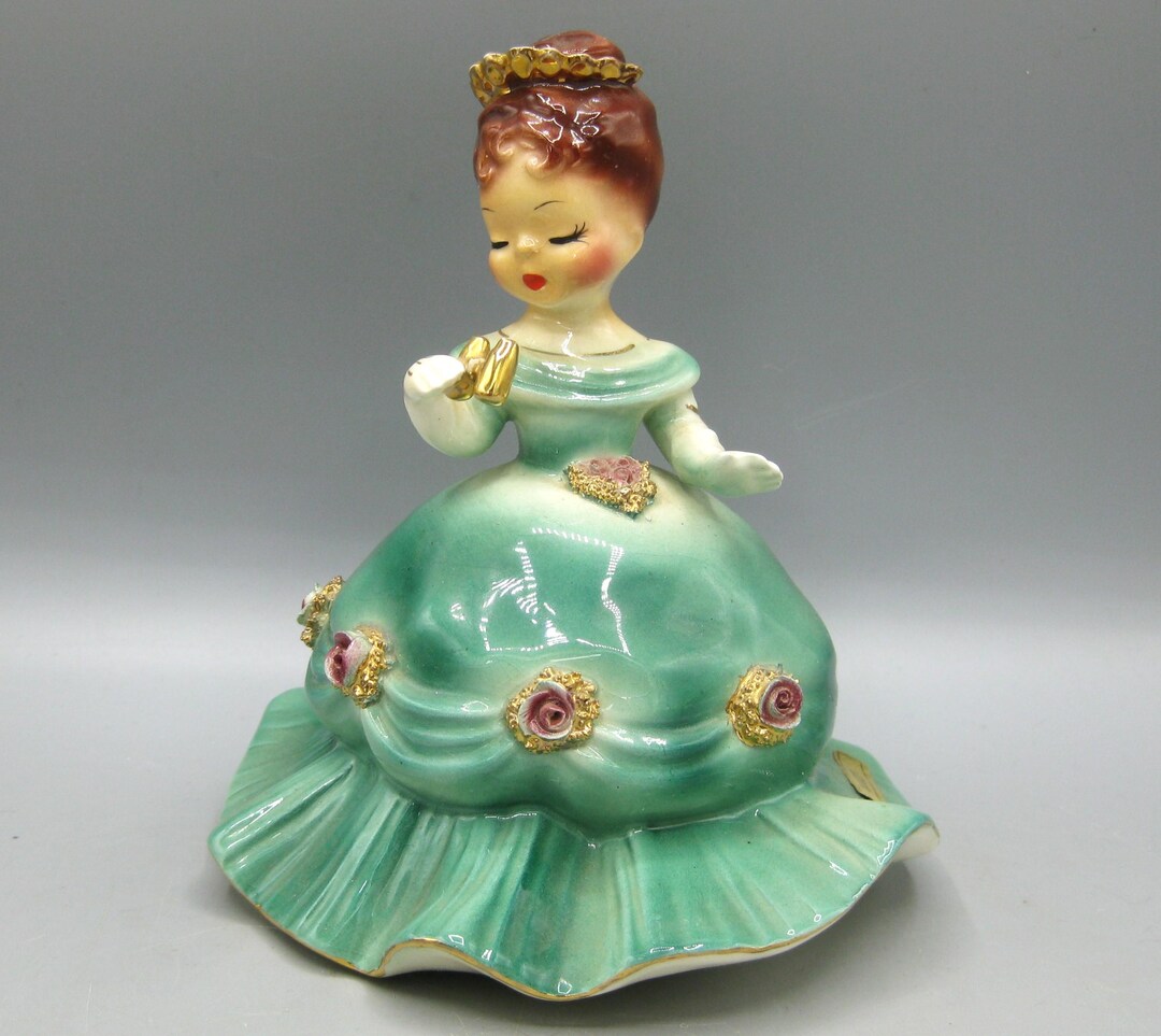 Vintage Josef Originals California Juliette Opera Green Ceramic ...