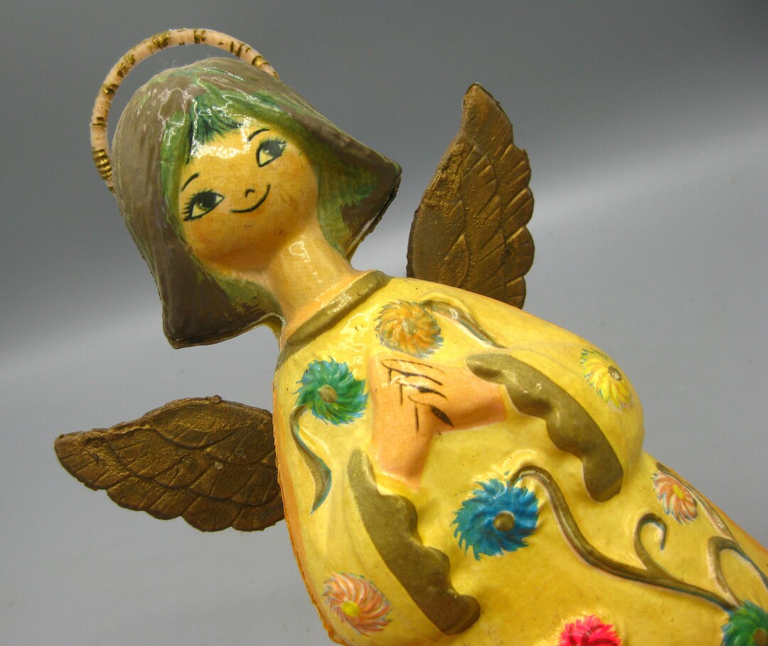 Vintage De Sela Plastic Styrofoam Christmas Nativity Angel Figurine ...