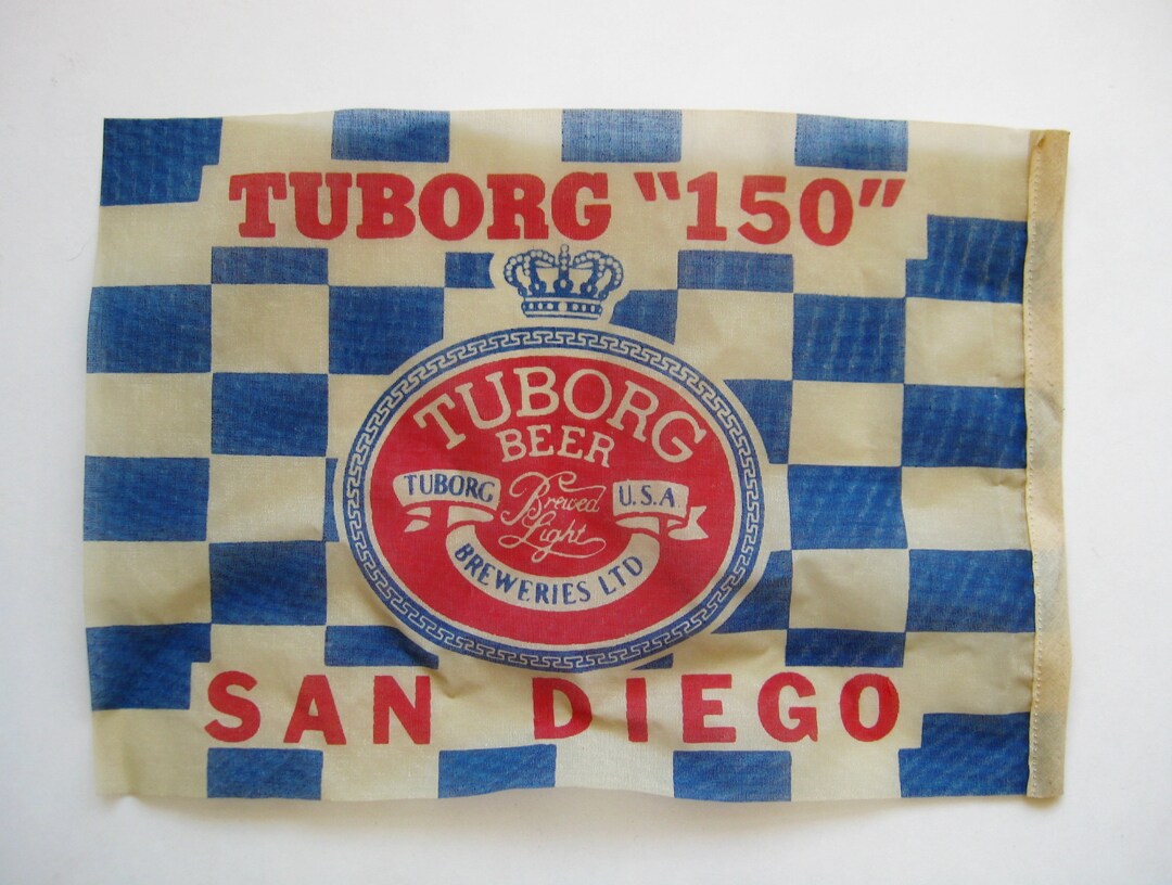 Vintage 1973 Tuborg 150 Beer San Diego California NASCAR El Cajon ...