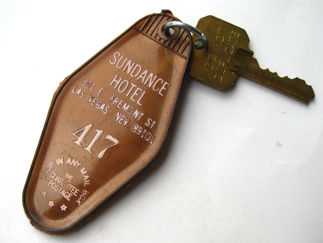 Vintage 80s Sundance Hotel Downtown Las Vegas Nevada Casino Hotel Room ...