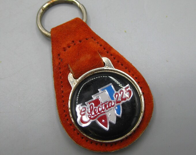 Buick Electra 225 Red Suede Leather Car Dealership Keychain Key Chain ...