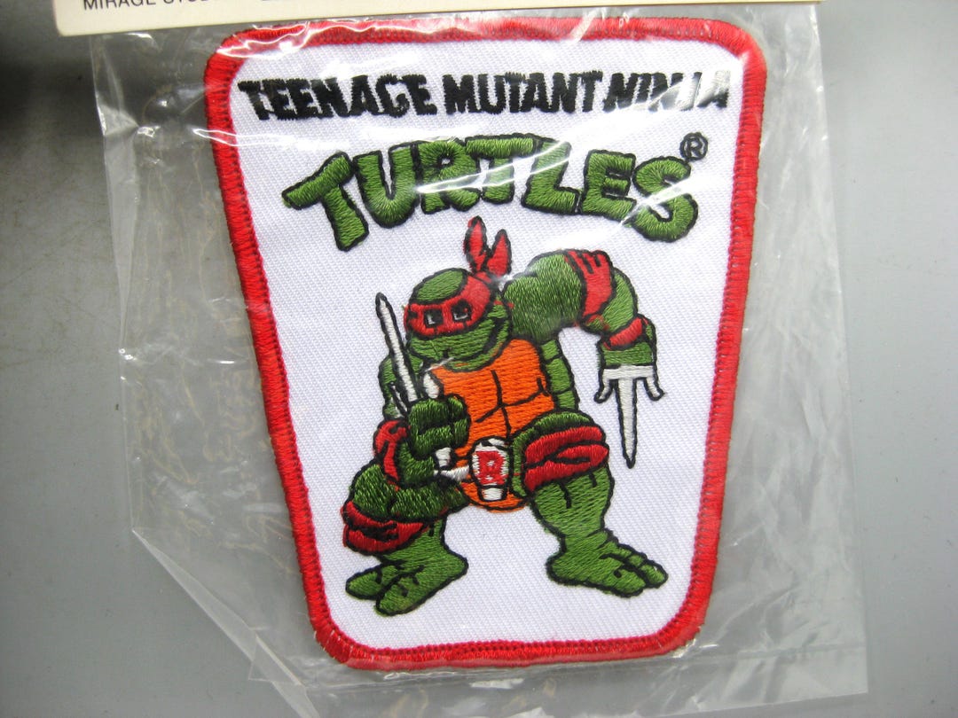 Vintage 1989 Teenage Mutant Ninja Turtles Raphael Embroidered Jacket ...