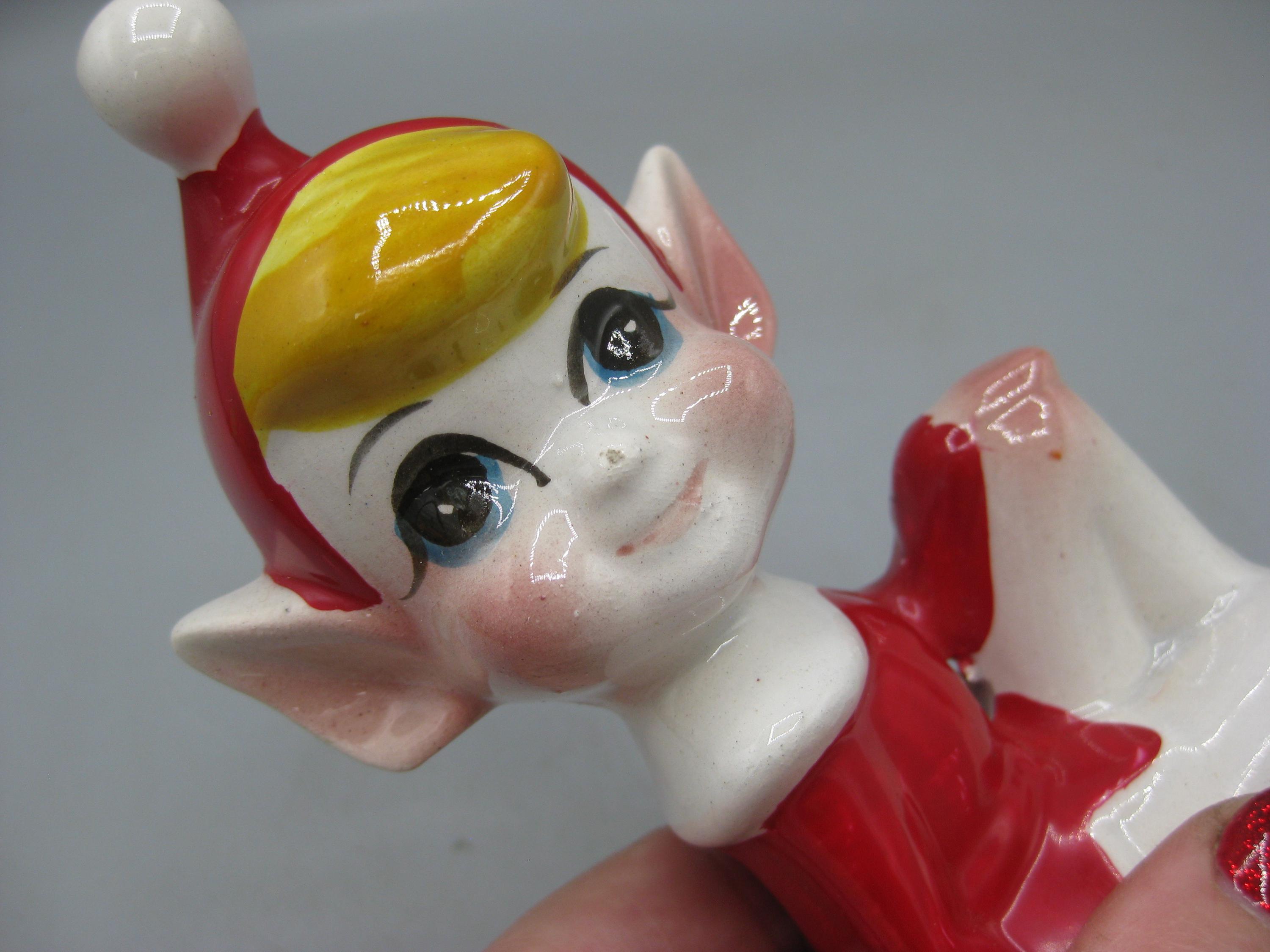 Vintage 50s Ceramic Geni Pixie Elf Genie Figurine - Etsy
