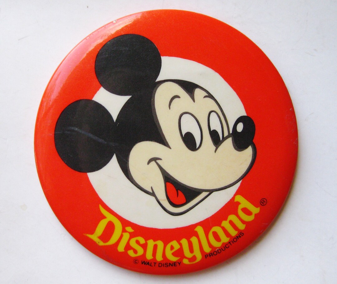 Vintage Disneyland Walt Disney WDP Red Mickey Mouse Souvenir - Etsy