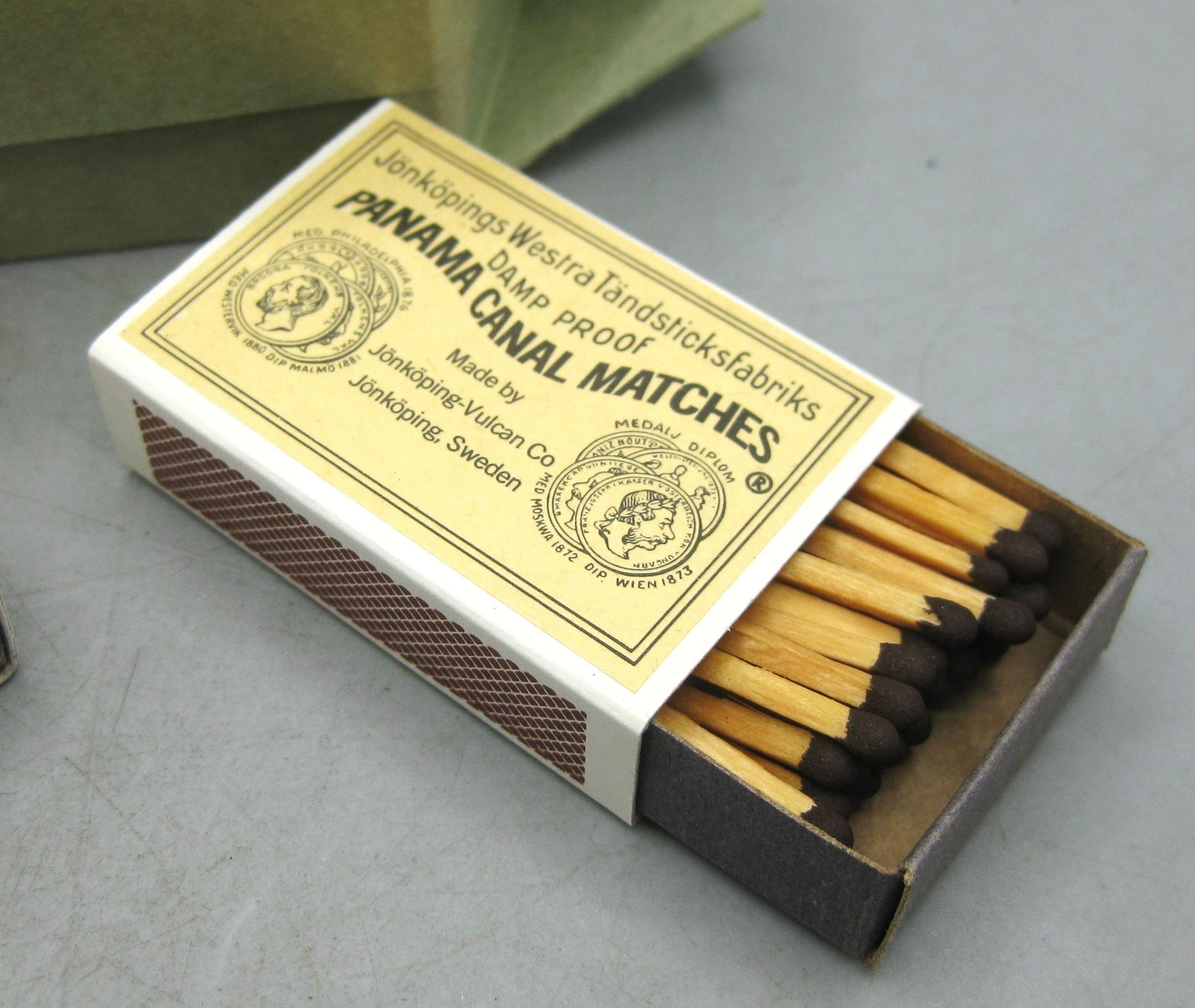 10 Vintage Panama Canal Matches Made in Sweden NOS Match Boxes Matchboxes - Etsy
