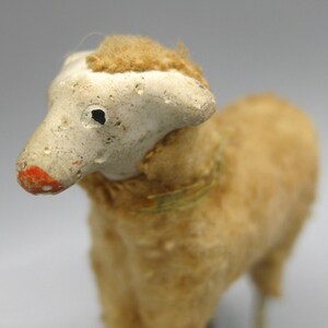 Vintage Putz Stick Leg Christmas Nativity Sheep Animal Miniature ...