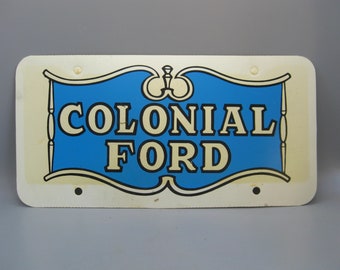 Ford Dealer Plate - Etsy