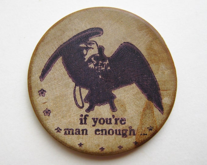 Vintage 70s DC Eagle Gay Leather Bar Wooden Nickel Promo Coin Token - Etsy