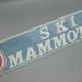 Vintage 80s SKI MAMMOTH Mountain Rearview Window Car Sticker Decal - Etsy