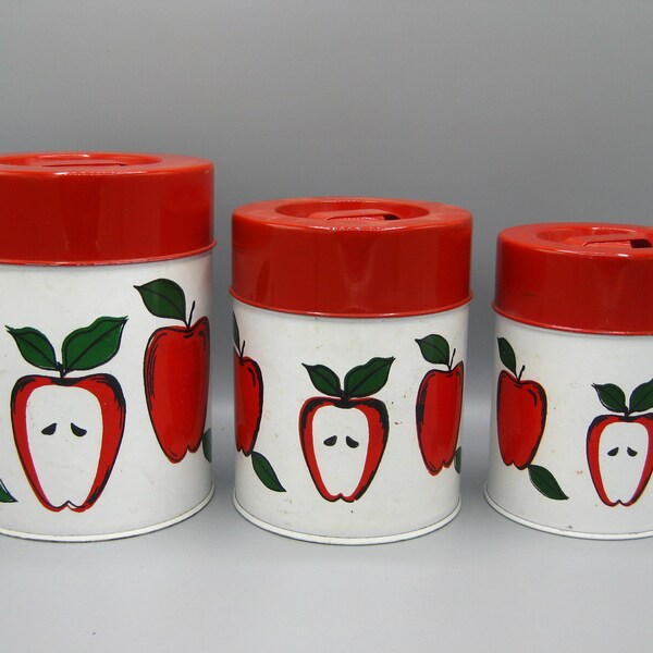 Apple Canisters - Etsy