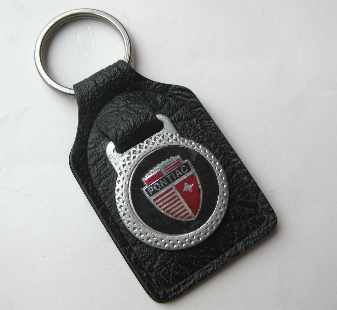 Vintage Pontiac Car Dealership Emblem Key Chain Fob - Etsy