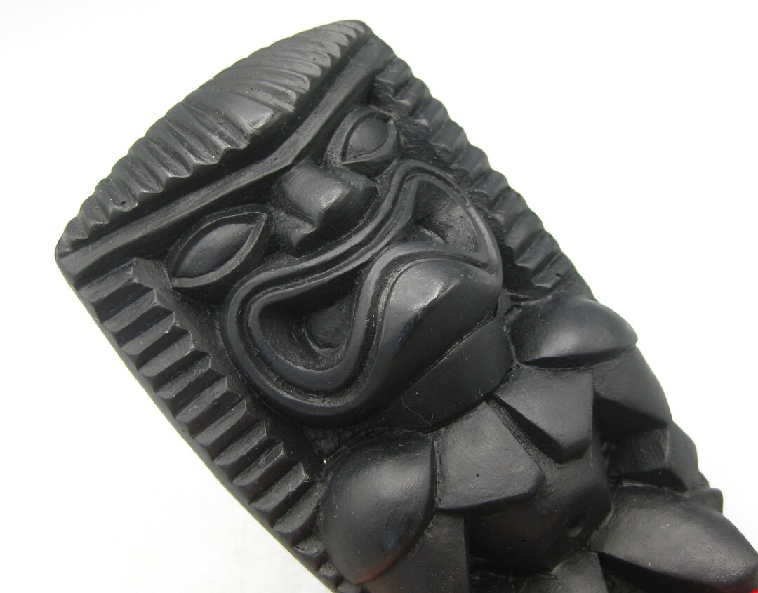 Vintage 60s Coco Joe's Style Tiki Hawaiian Ku Volcano Lava Totem ...