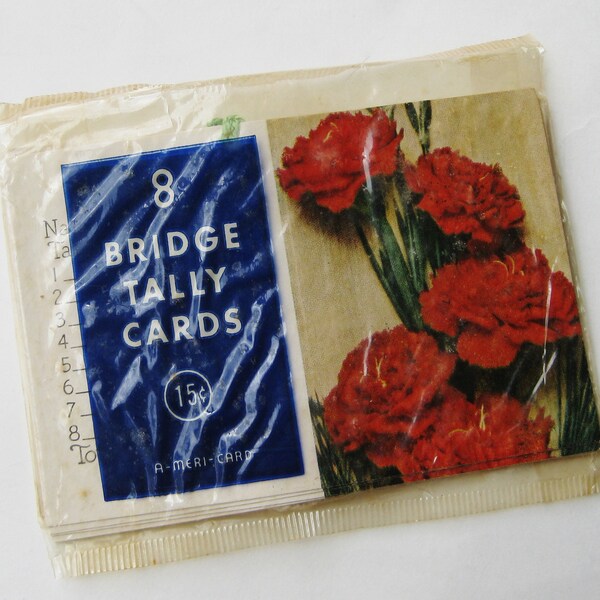 Bridge Tally Cards - Etsy
