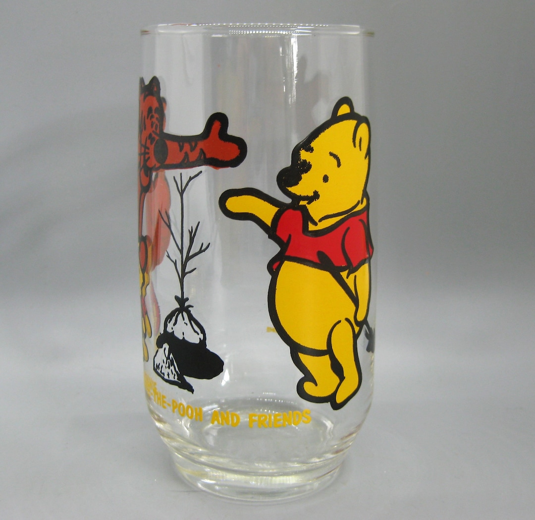 Vintage Winnie the Pooh and Friends Sears Drink Water Glass - Etsy