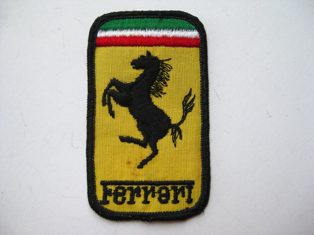Vintage Ferrari Embroidered Luxury Car Jacket Patch - Etsy
