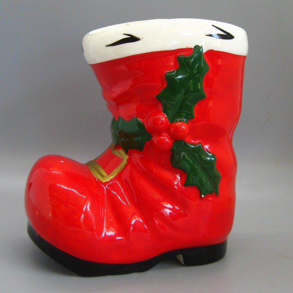 Santa Boot Vase - Etsy