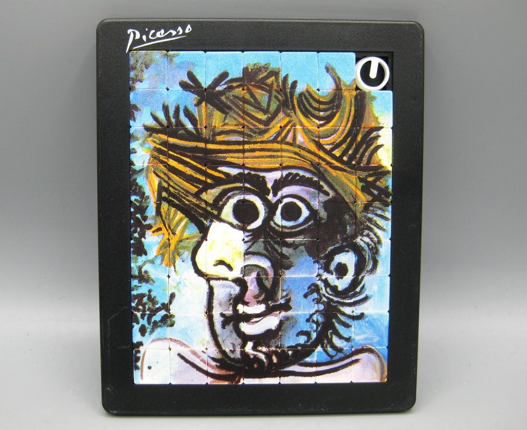 Vintage 1996 Pablo Picasso Museum Company Plastic Slide Puzzle Game - Etsy