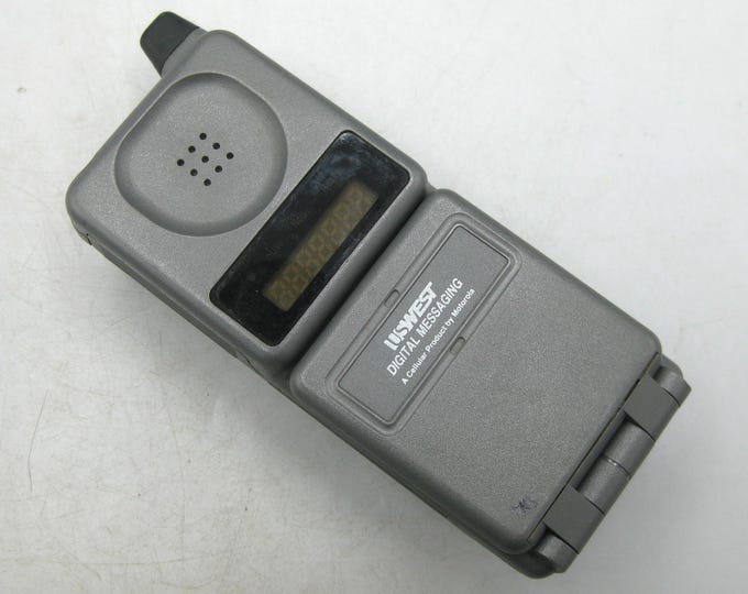 Vintage 80s 90s Motorola US West Cell Flip Phone Telephone Cordless - Etsy