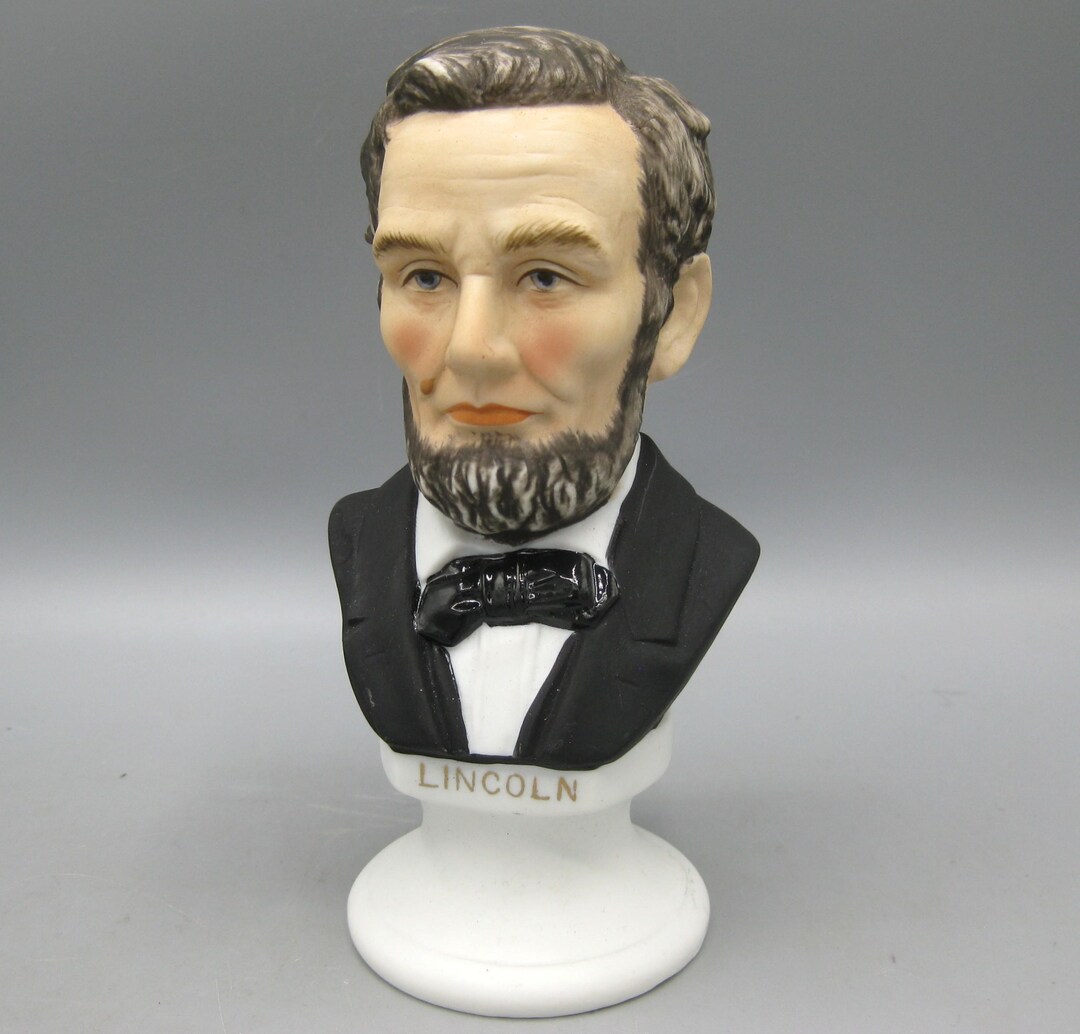Vintage 60s Disneyland Abraham Lincoln Bust Walt Disney Hall of ...