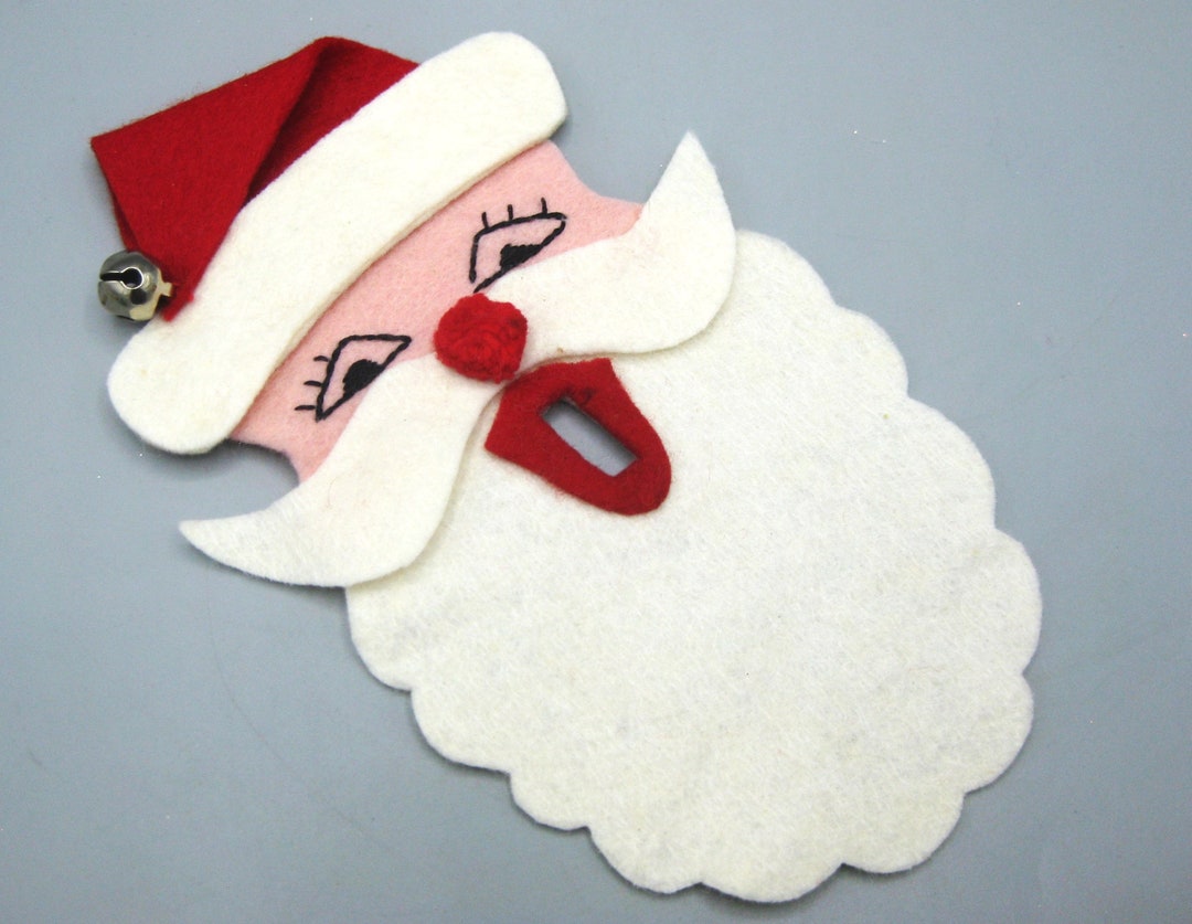 Vintage Felt Santa Claus Christmas Light Switch Plate Cover - Etsy