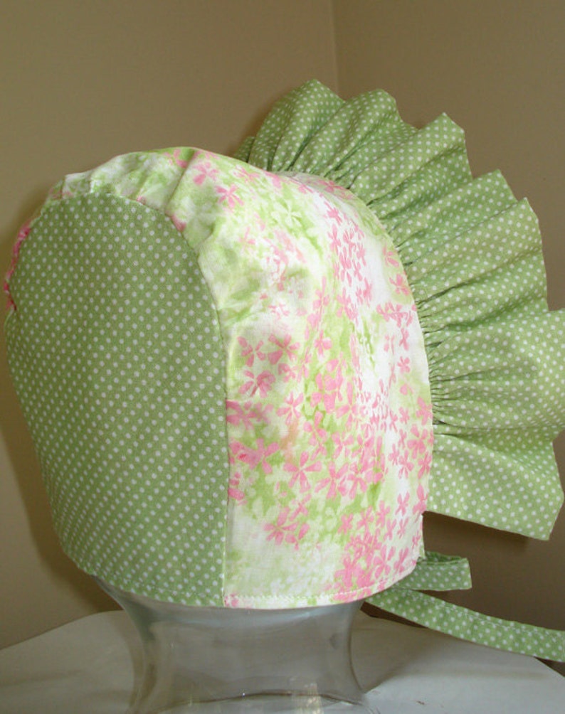 Baby Bonnet Spring Meadow-fully Reversible - Etsy