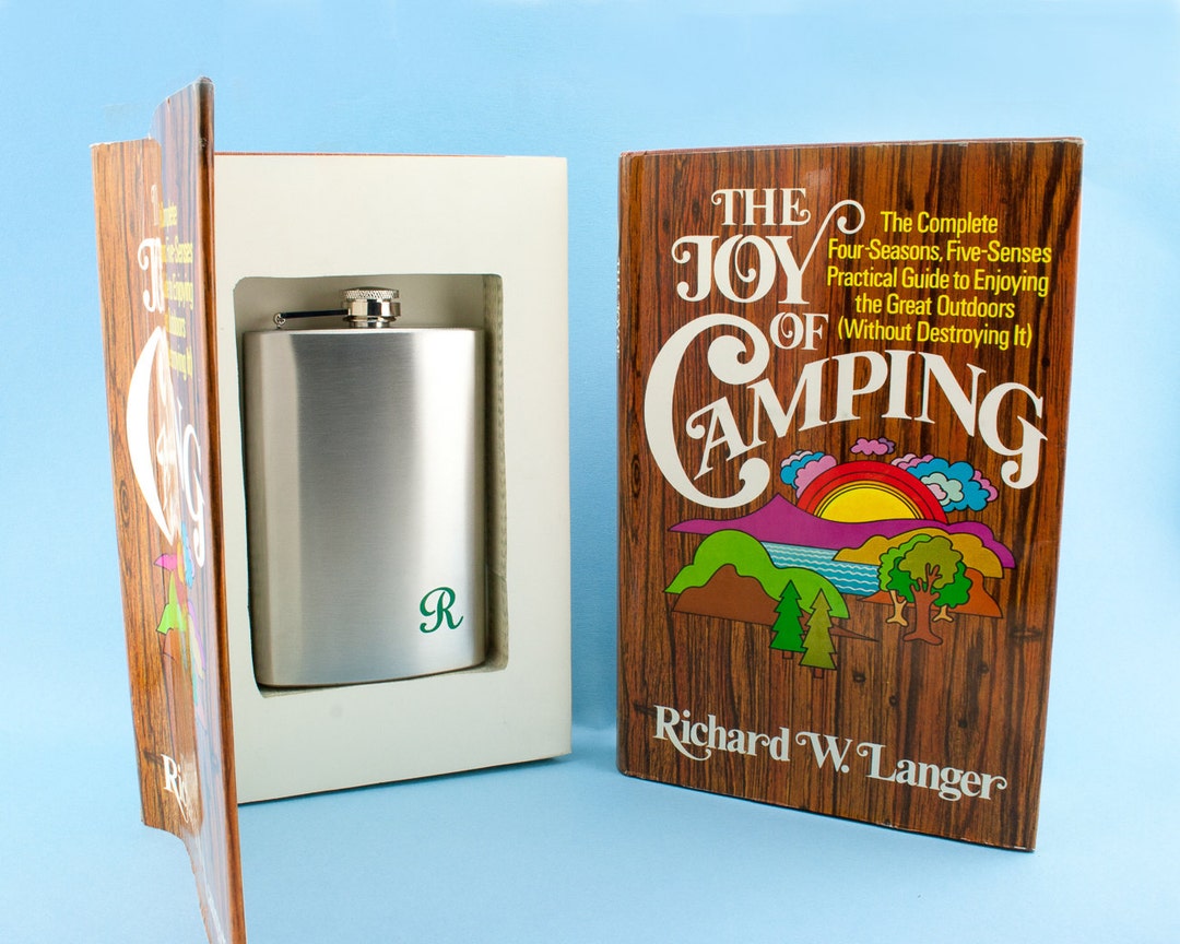 BOOK SAFE ~flask Optional. Joy of Camping Hollow Book. Free ...