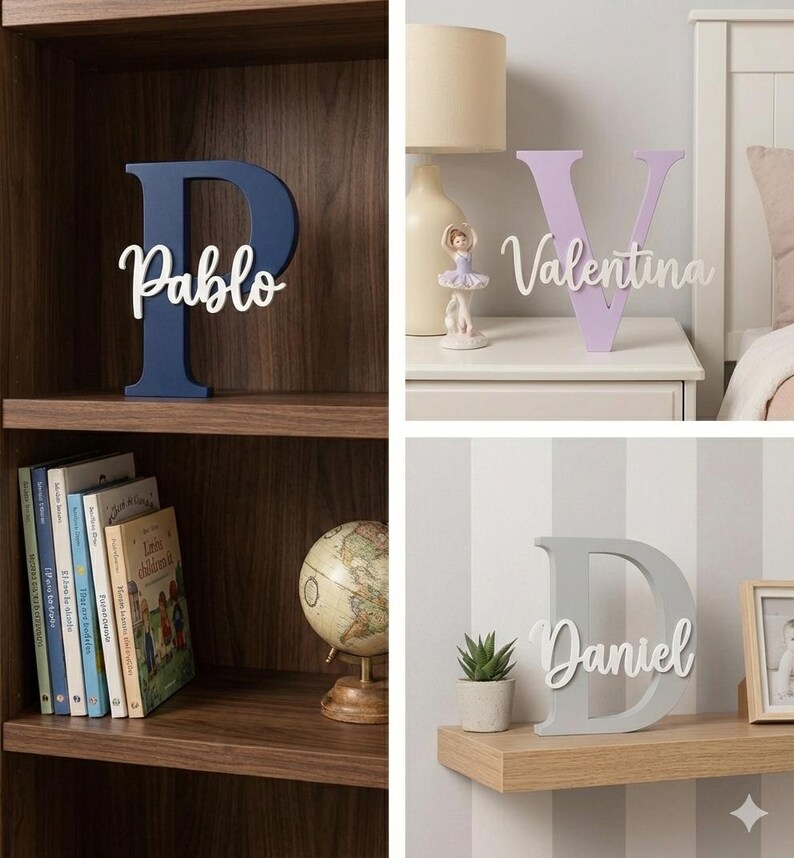 Letra Con Nombre Personalizada Decorativa, Mesas Dulces, Comuniones ...