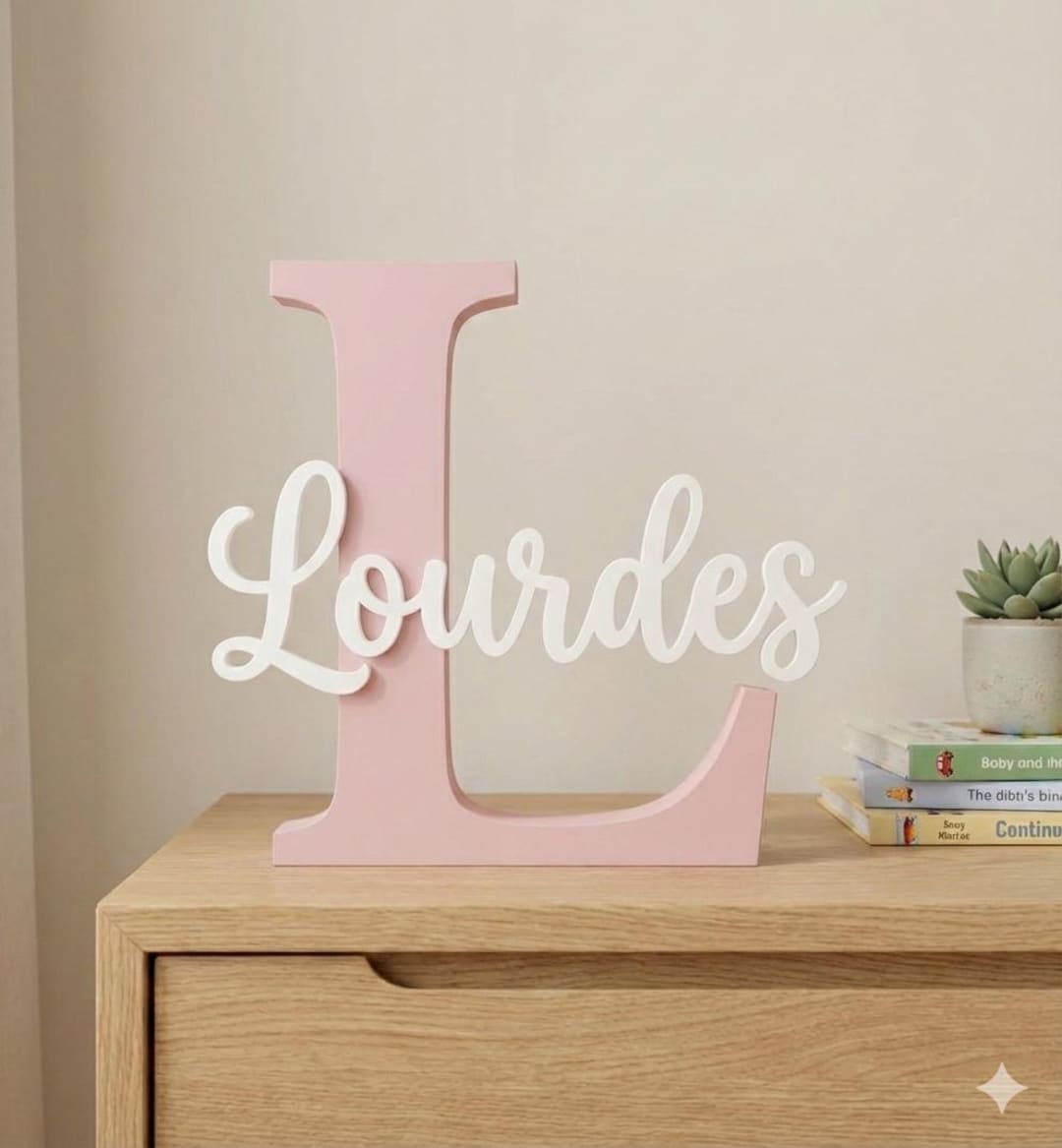 Letra Con Nombre Personalizada Decorativa, Mesas Dulces, Comuniones ...