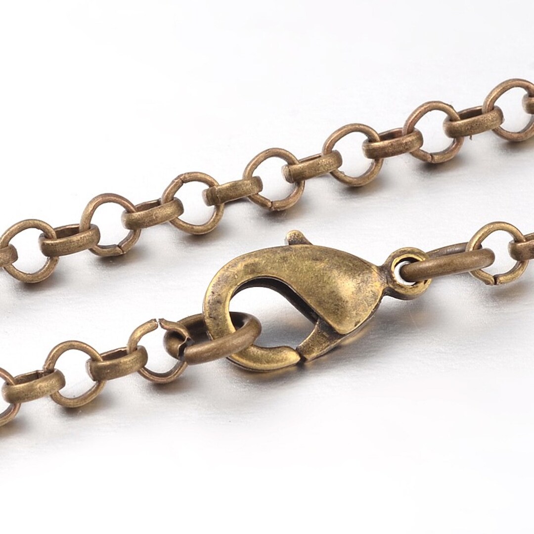 Rolo Chain Necklace 18 Antique Gold Bronze Pack of 6 - Etsy