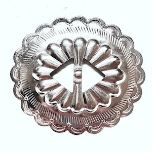 Large Oval Concho in Traditional Native American Design, 3 Made in USA ...