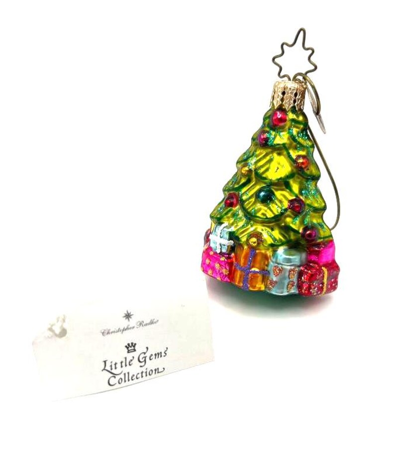 Christopher Radko Trees & Pinecones Giving Tree Little Gem Christmas ...