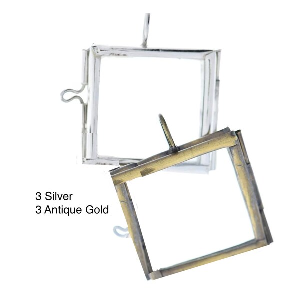 Glass Frame Locket - Etsy