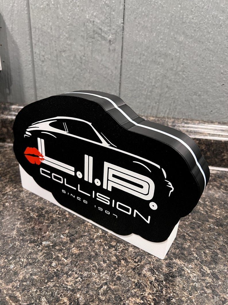 Custom 3D Printed LED Light Box Sign | Personalized Business Logo Sign ...