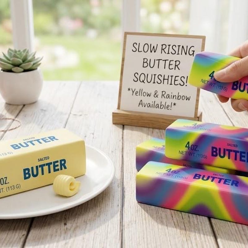 Butter Squishy Toy - Etsy Australia