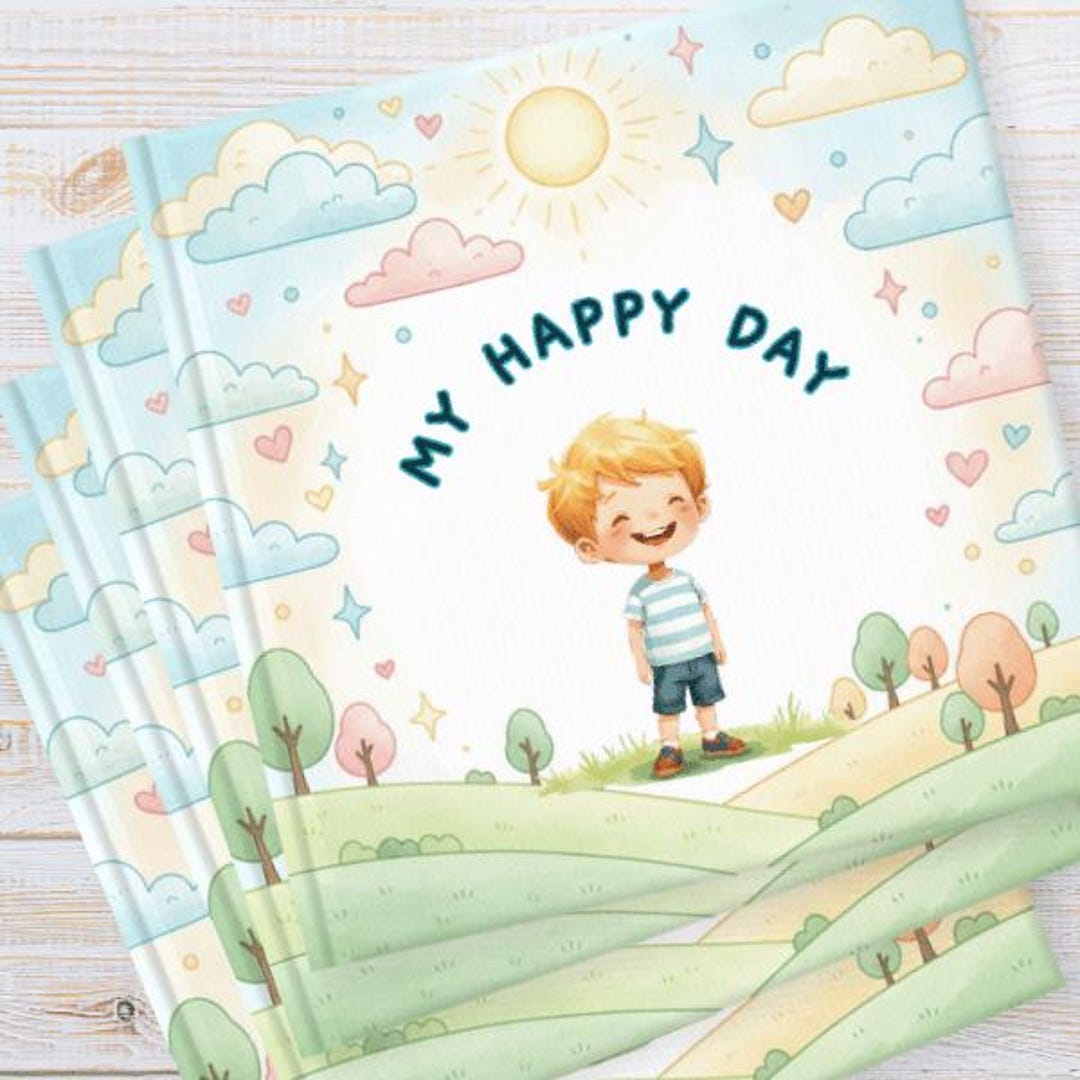 My Happy Day Storybook | Toddler Routine Book, Ages 2-6 (digital ...