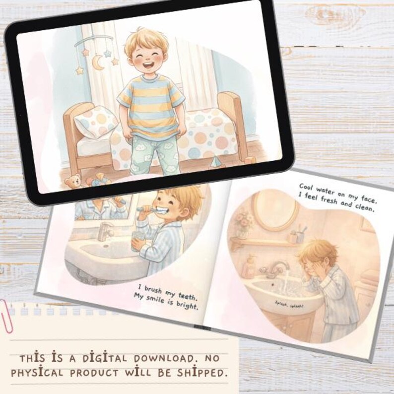 My Happy Day Kids Storybook | Daily Routine Story for Toddlers ...