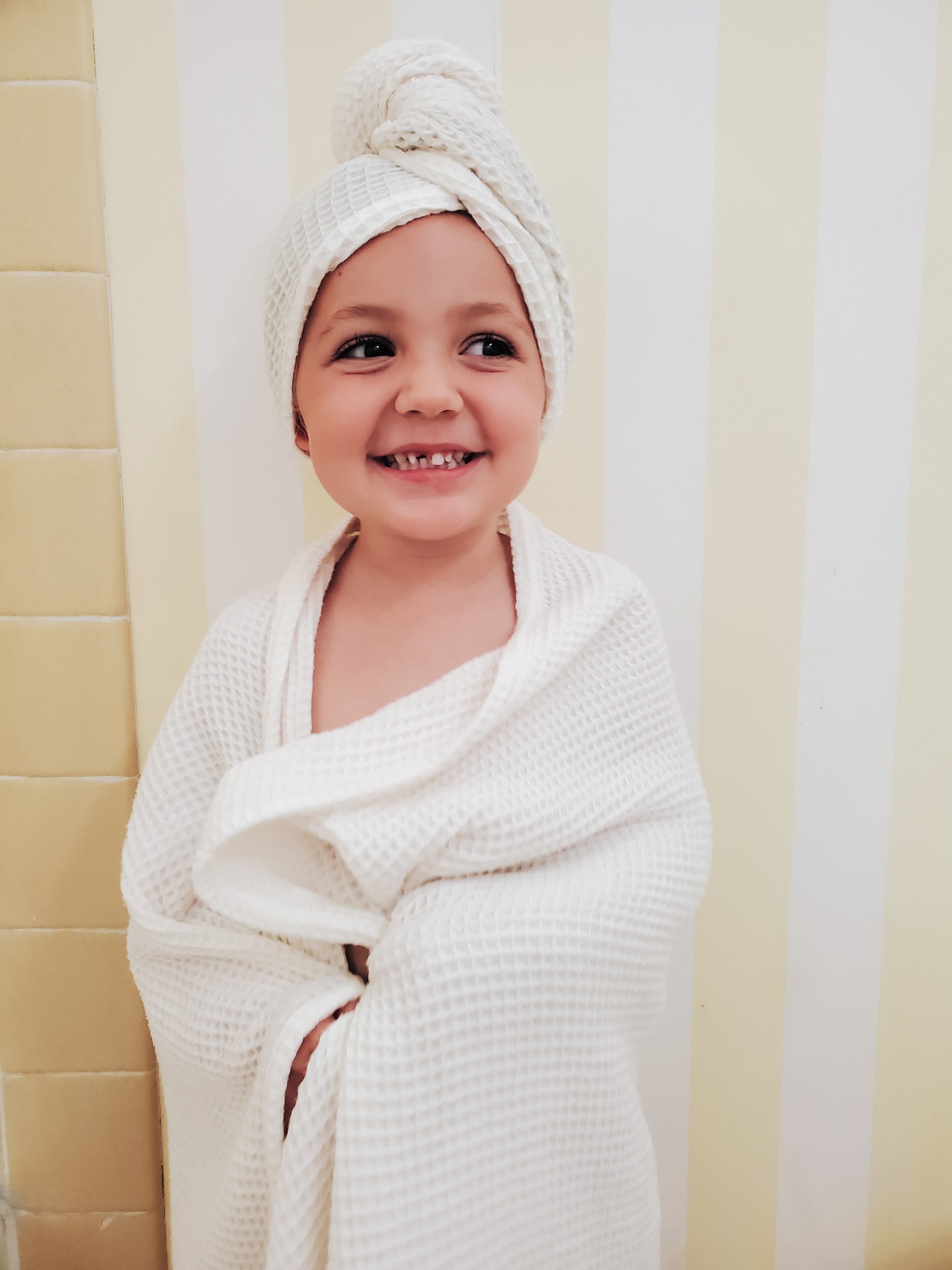 Infant & Toddler Waffle Weave Bath Towel | Natural Baby Gifts by Tykes ...