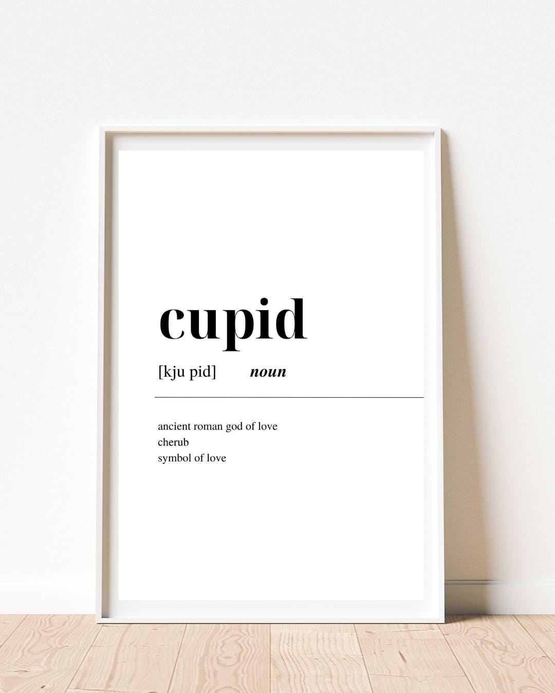 Modern and Simple Valentine Cupid Wall Art - Etsy