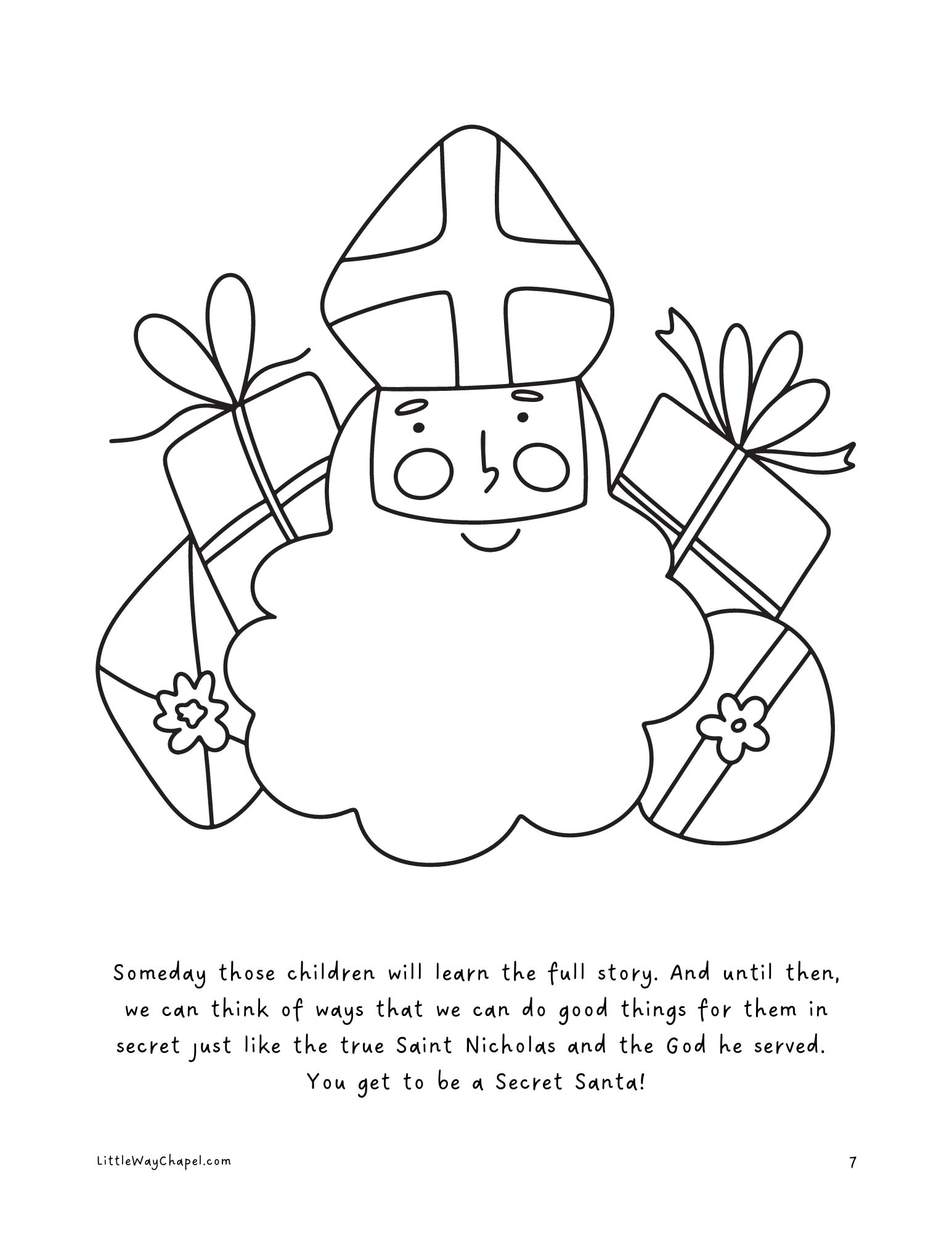 Saint Nicholas Coloring Book - Etsy